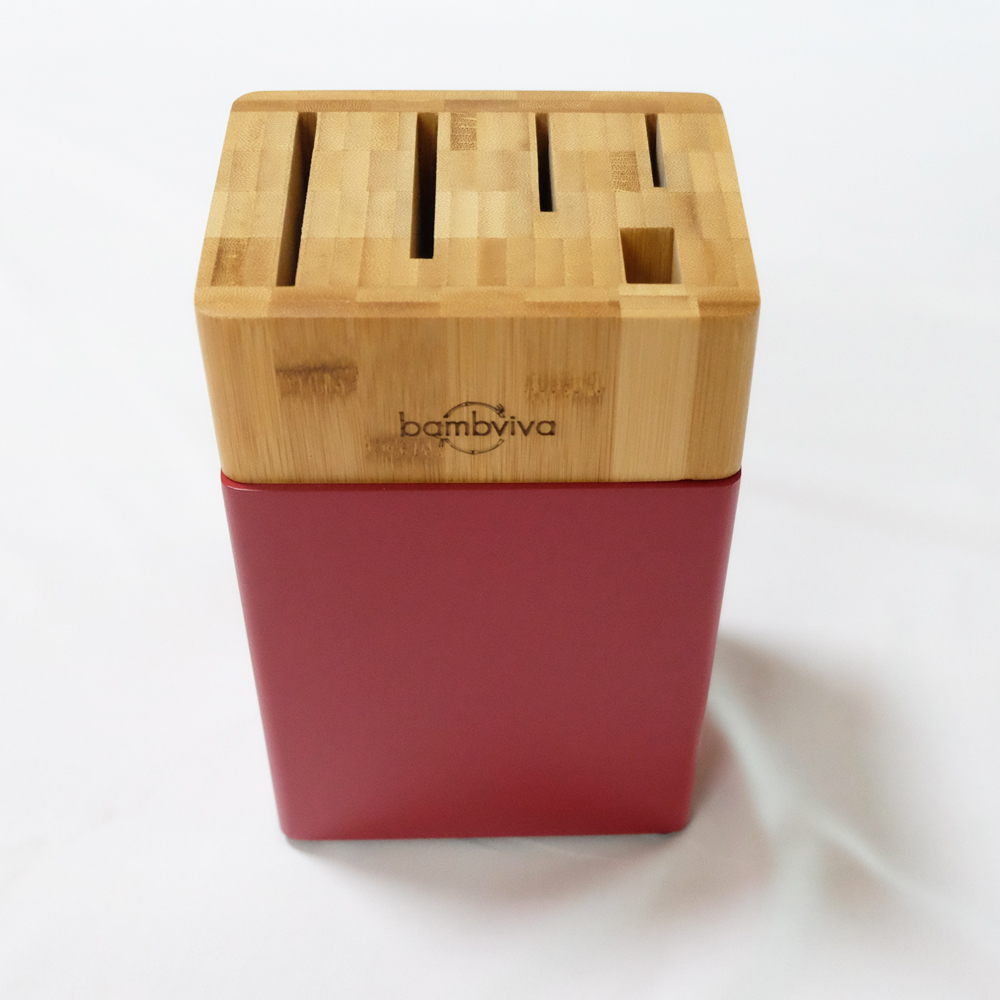 Bamboo Knife Storage Block | Bambviva Official Website